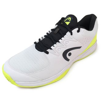 Head Unisex Grid Squash-Schuh, Weiß/Gelb, 46.5 EU