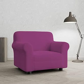 Italian Bed Linen Piu Bello Sofabezug bielastico ausziehbar, Fuchsia, 1 Platz