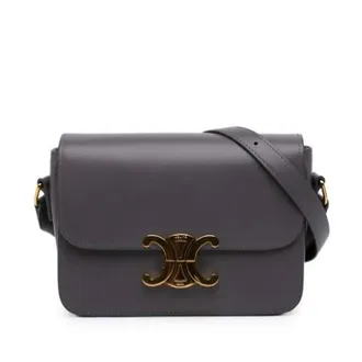 Celine unisex, Pre-owned, Gris, Taille: ONE Size Sac Triomphe Pre-owned