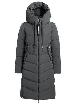 Khujo Mikia2 Damen Wintermantel Steppmantel Winterjacke Mantel (DE/NL/SE/PL, Alphanumerisch, M, Regular, Regular, Mikia2-FOA-GREY)