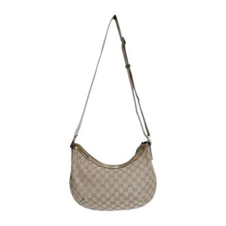 Gucci Pre-owned GG Plus Umh&auml;ngetasche - - Pre-owned - Damen - Beige - ONE SIZE