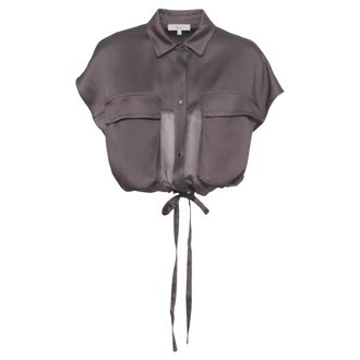 Antonelli Femme, Blouses et Chemises, Violet, Taille: 36 FR Acetate Viscose Jacket