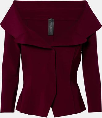 Norma Kamali Cropped-Blazer