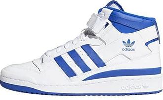 adidas Originals Forum Mid Baskets pour Homme, FTWR White Team Royal Blue FTWR White, 46 EU