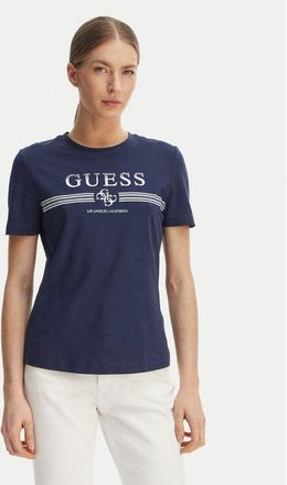 Guess T-Shirt V6GI07 K2968 Dunkelblau Regular Fit
