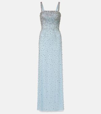 Jenny Packham Robe Cherry mit Kristallen