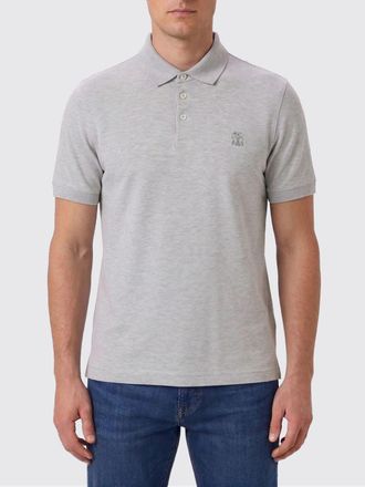 Brunello Cucinelli Polo Homme couleur Gris 2