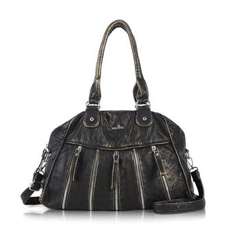 Angel Kiss Sac &agrave; main pour femme - En cuir synth&eacute;tique souple - Style vintage, bronze