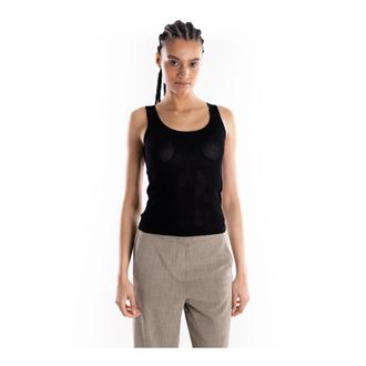 Marella Viskose-Top - - Tops - Damen - Schwarzk - S