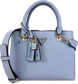Guess Femme, Sacs, Bleu, Taille: ONE Size Noelle II Small Multi Comp Satchel