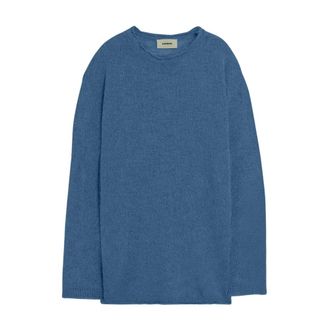 A Paper Kid Homme, Pulls, Bleu, Taille: XL Tricot Ras du Cou