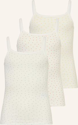 Petit Bateau Petit Bateau 3er-Pack Tops weiss