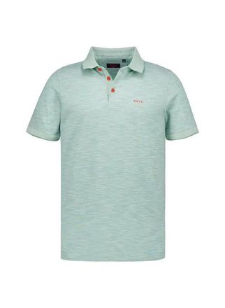 N.Z.A. Herren Polo-Shirt gr&uuml;n meliert
