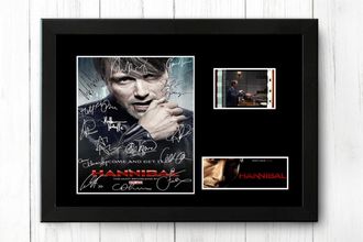 Generic Hannibal Filmstreifen, gerahmt, signiert