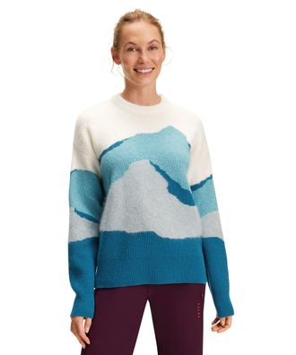 Falke Falke Damen Pullover-37379 Pullover, Lagoon, XXL