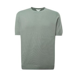 Malo Rundhals-Pullover - - Knitwear - Herren - Gr&uuml;n - L