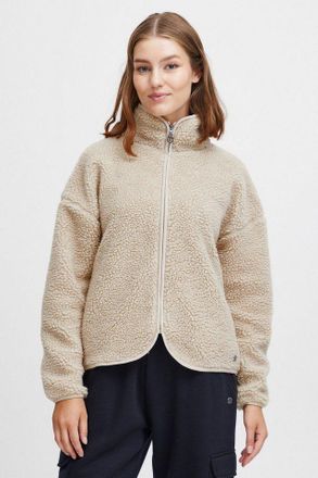 Oxmo Pl&uuml;schjacke OXTonje Kuschelige Teddyjacke mit Stehkragen