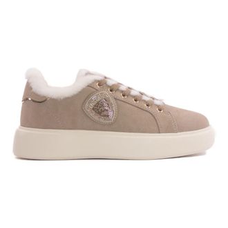 Blauer Sneakers - - Shoes - Damen - Beige - 36 EU