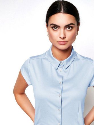 DeSoto Klassische Bluse Pia mit Hemdblusenkragen