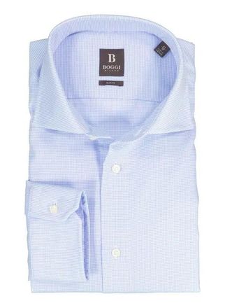 Boggi Milano Herren Hemden blau