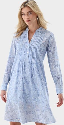 van Laack Kleid aus Baumwoll-Plumetis mit Blumenmuster