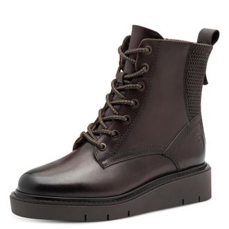Tamaris Comfort Damen Stiefeletten zum Schn&uuml;ren Plateau, Braun (Espresso), 40 EU