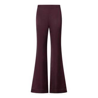Pinko Pinolo Satin Hose - - Trousers - Damen - Rot - XS
