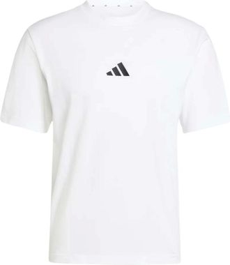 adidas Homme, Tops, Blanc, Taille: XL Essentials Small Logo Single Jersey T-Shirt