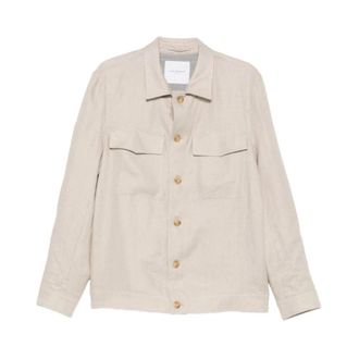 Luigi Bianchi Mantova Homme, Vestes, Beige, Taille: L Light Vestes