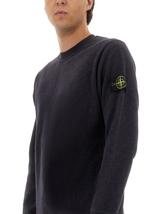 Stone Island Cotton Sweatshirt - Charcoal