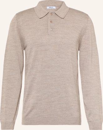 Paul Paul Strick-Poloshirt beige
