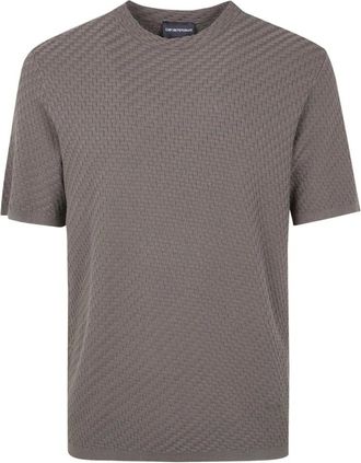 Emporio Armani Homme, Pulls, Gris, Taille: 2XL Maille ras du cou