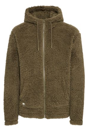 11 Project PRDaag Herren Teddy-Jacke Übergangsjacke Jacke mit Kapuze Kordelzug Kängurutasche Reißverschluss Regular fit, Größe:XXL, Farbe:Ivy Green (190512)