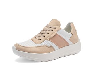 Ara Damen New York Sneaker, Beach,EGGWHITE,APRICOT, 37 EU Weit