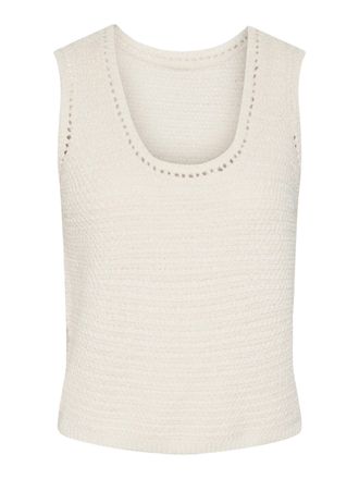 Pieces Pckoe Sl Reversible Knit Top