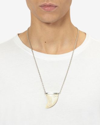 Isabel Marant Sautoir Elliot - Homme - &Eacute;cru-argent&eacute; - - Isabel Marant