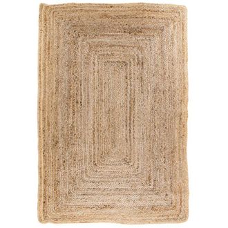 M&S Collection Tapis 65x135 cm en jute naturelle tress&eacute;e - flora