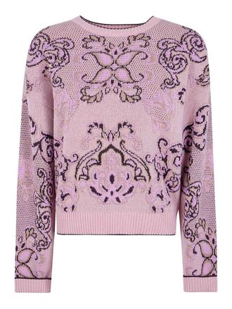 Twinset Pull Col Rond - Rose