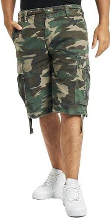 Brandit Vintage Shorts, Farbe: woodland, Größe: 6XL