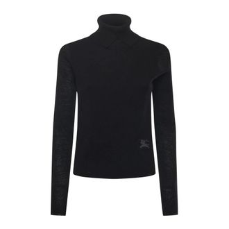 Burberry Rollkragenpullover - - Knitwear - Damen - Schwarzk - L
