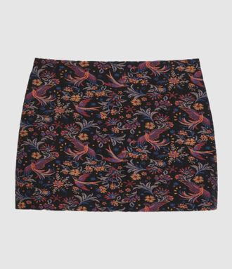 Vanessa Bruno Jupe Courte Tolmia Noir Multico