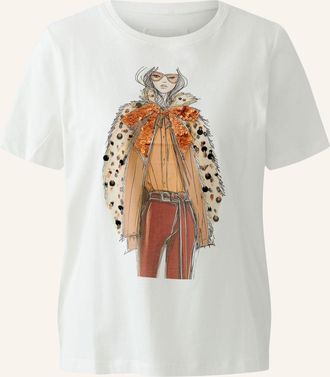 Oui T-Shirt weiss