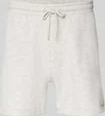 Review Shorts mit Ges&auml;&szlig;tasche und Logo-Stitching