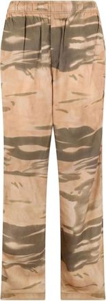 Diesel Homme, Pantalons, Beige, Taille: S Pantalon Ample &agrave; Imprim&eacute; Abstrait