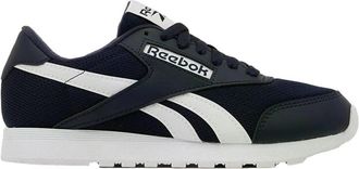 Reebok Unisex ROYAL Prime Run Sneaker, Navy/White/White, 44.5 EU
