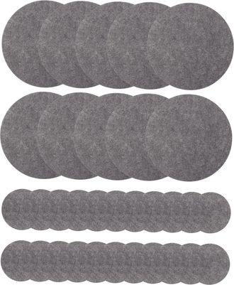 Valiclud 30 Stück Teiliges Filz Teller trennset mit Weiche Stapelschutz Pads für Porzellan Töpfe und Geschirr Vielseitige Aufbewahrung und Schutz für Küche und