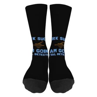 Generic Équipage Chaussettes Le Boulot, CEst Nul, Je Vais Faire De La Détection De Métaux. Chaussettes De Travail Durable Planche À Roulettes Bonneterie, Pour