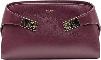 Ferragamo Femme, Sacs, Violet, Taille: ONE Size Sac bandouli&egrave;re Hug Mini