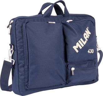 milan Sacoche pour ordinateur portable, collection 430 since 1918, bleu