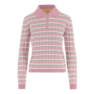 Guest In Residence Femme, Tops, Multicolore, Taille: 40 FR Pull en soie et lin ray&eacute;